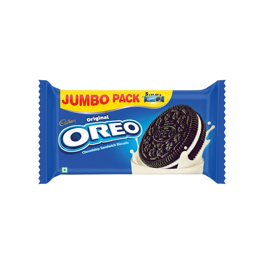 Cadbury Oreo Vanilla Sandwich Cream Biscuits Jumbo Pack Price - Buy ...