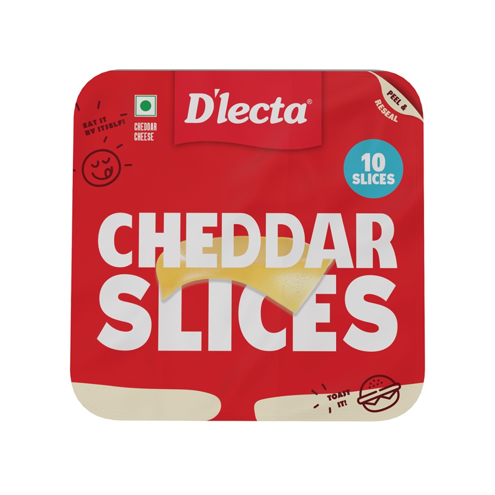 D'lecta 100% Cheddar Cheese Slices Price - Buy Online at ₹199 in India