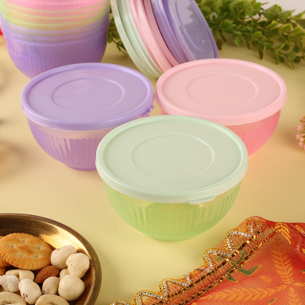 Kanjak Container Set with Lid (Multicolour) - Mad Over Print Price ...