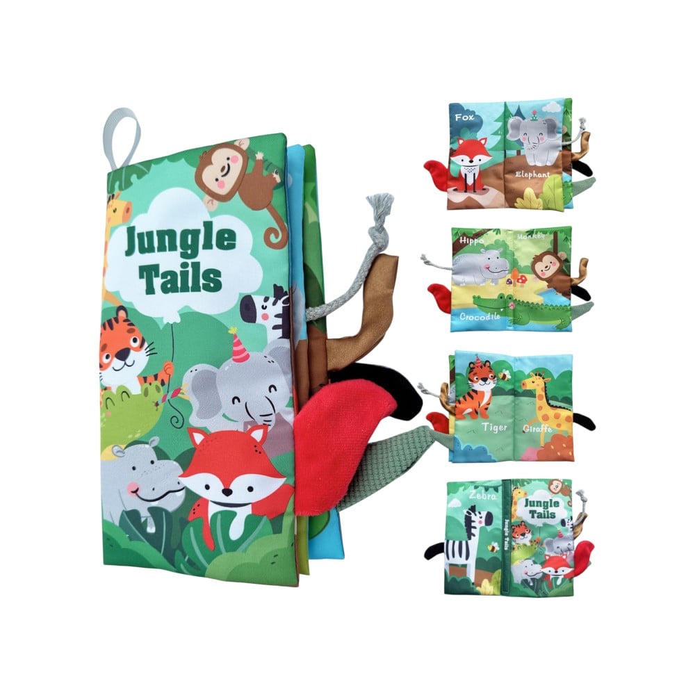 Kidology Learning Jungle Tails Cloth Book Price - Buy Online at Best ...