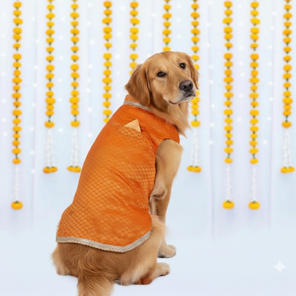 Pet Set Go Dog Kurta (Bright Orange) Price - Buy Online at Best Price ...