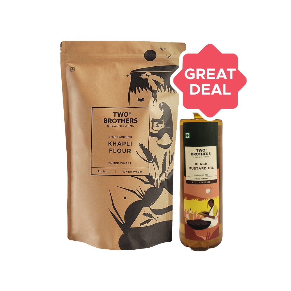 Two Brothers Organic Farms Two Brothers Woodpressed Black Mustard Oil ...