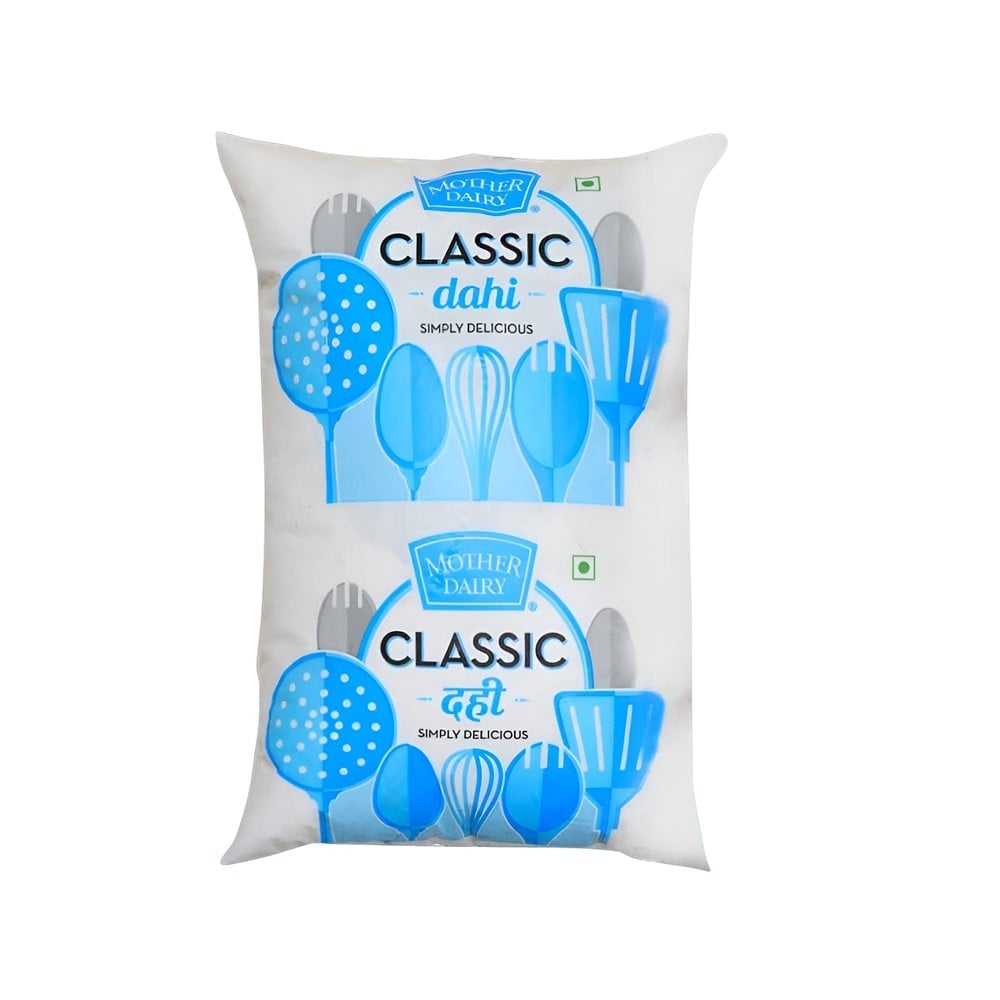 Mother Dairy Classic Pouch Curd Price - Buy Online at ₹80 in India