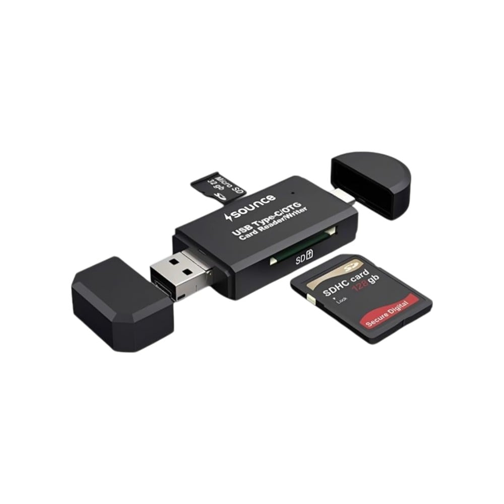 Sounce 3 in 1 USB Type C SD Card Reader 128 gb Price - Buy Online at ...