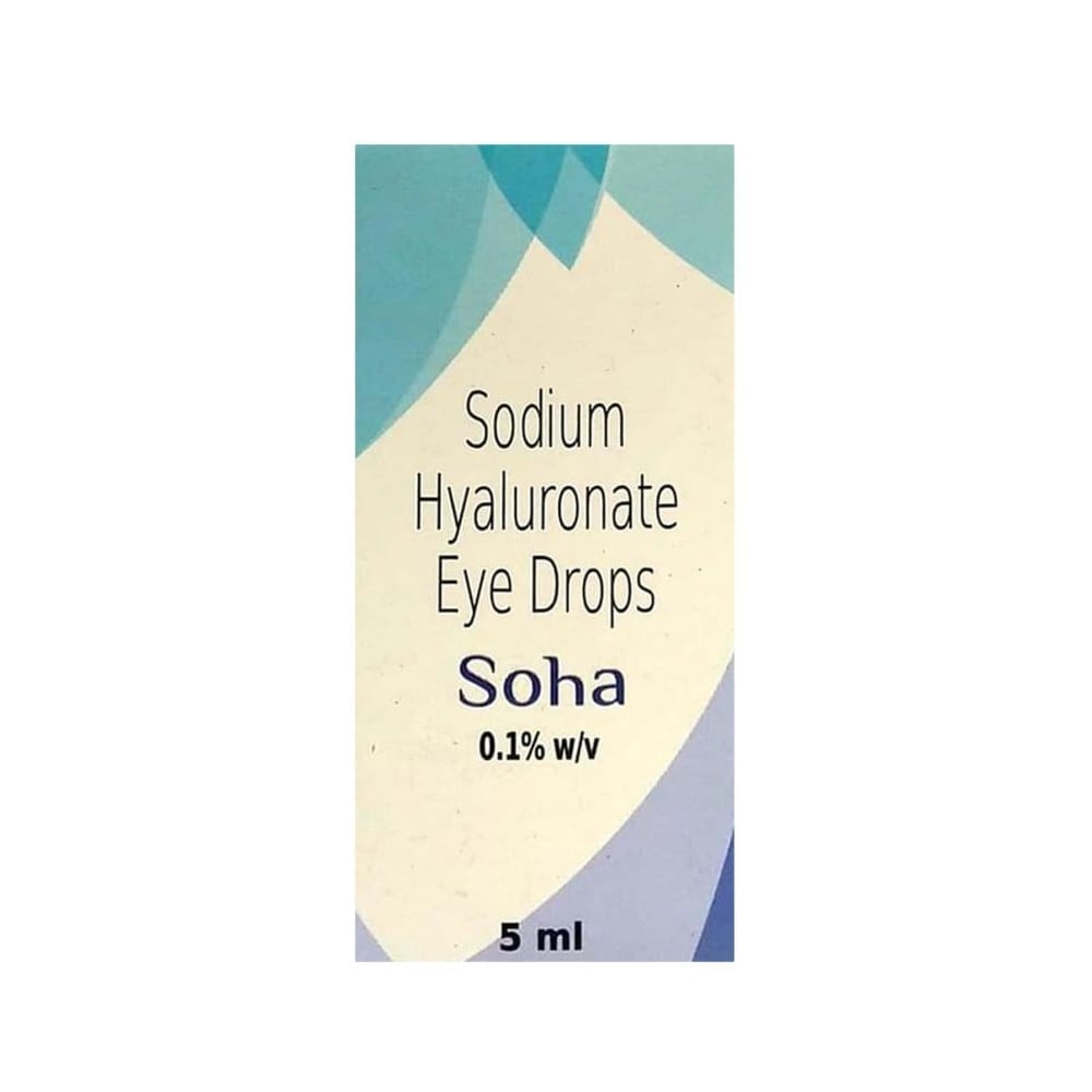 Soha 0.1% Bottle of 5 ml Eye Drops Price - Buy Online at ₹214 in India