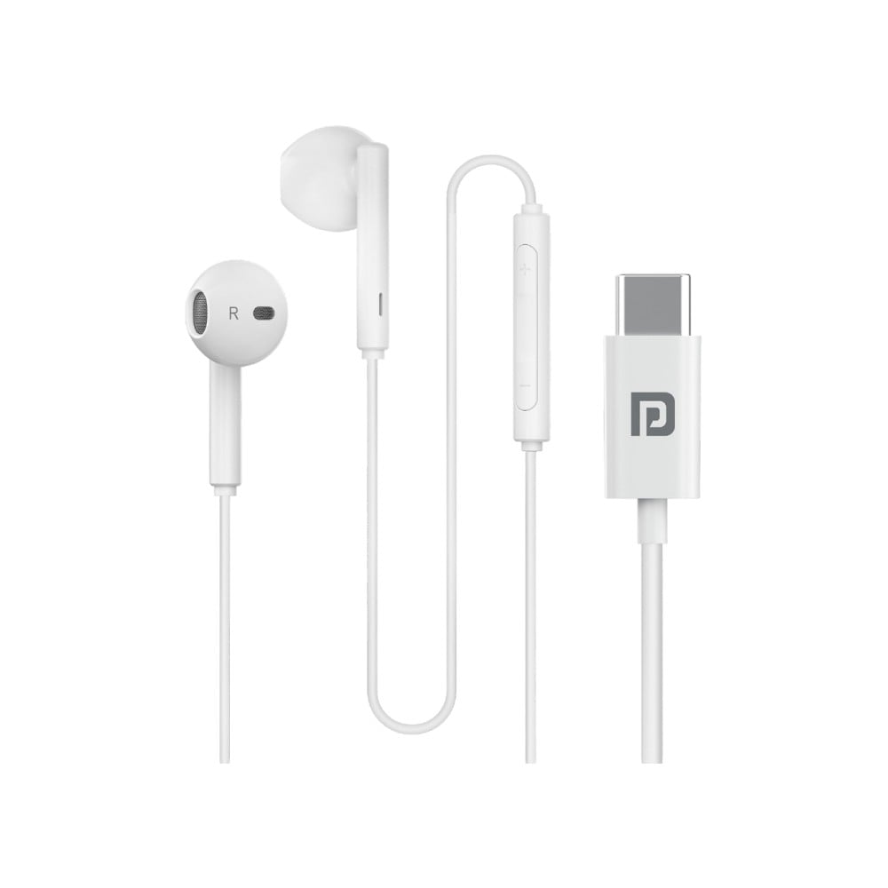 Portronics Conch Theta C Type C Wired Earphones (White) Price - Buy ...
