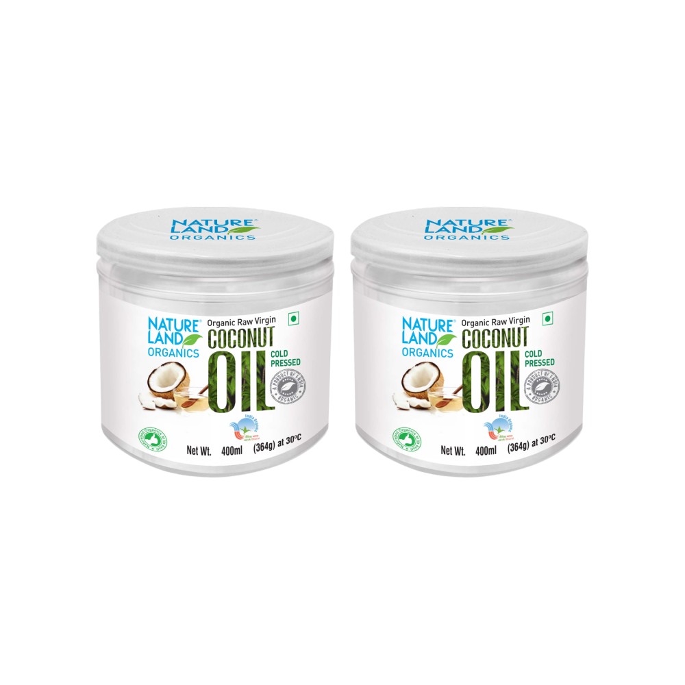 Natureland Organic Coconut Oil - Pack of 2 Price - Buy Online at Best ...