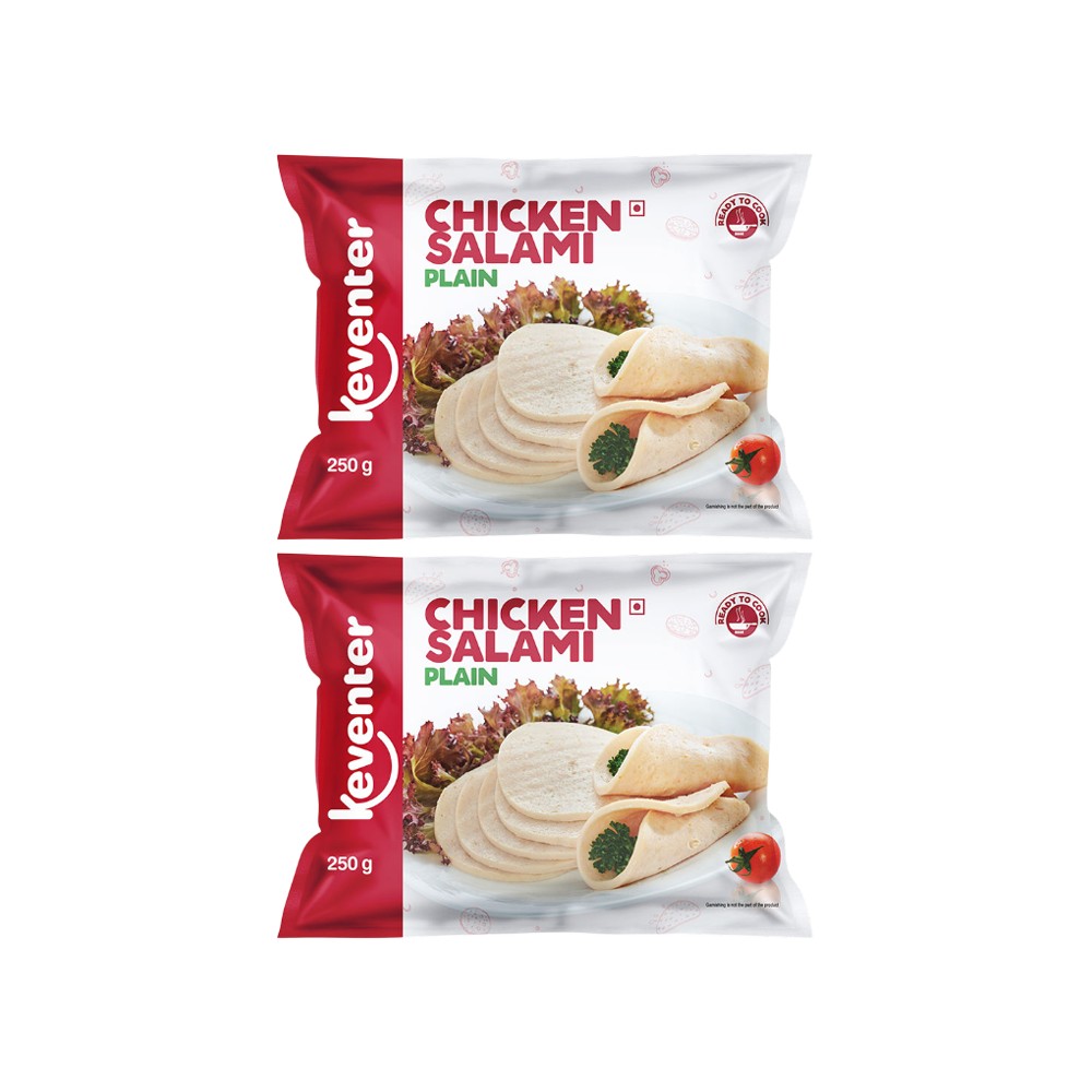 Keventer Plain Chicken Salami (Frozen) - Pack of 2 Price - Buy Online ...