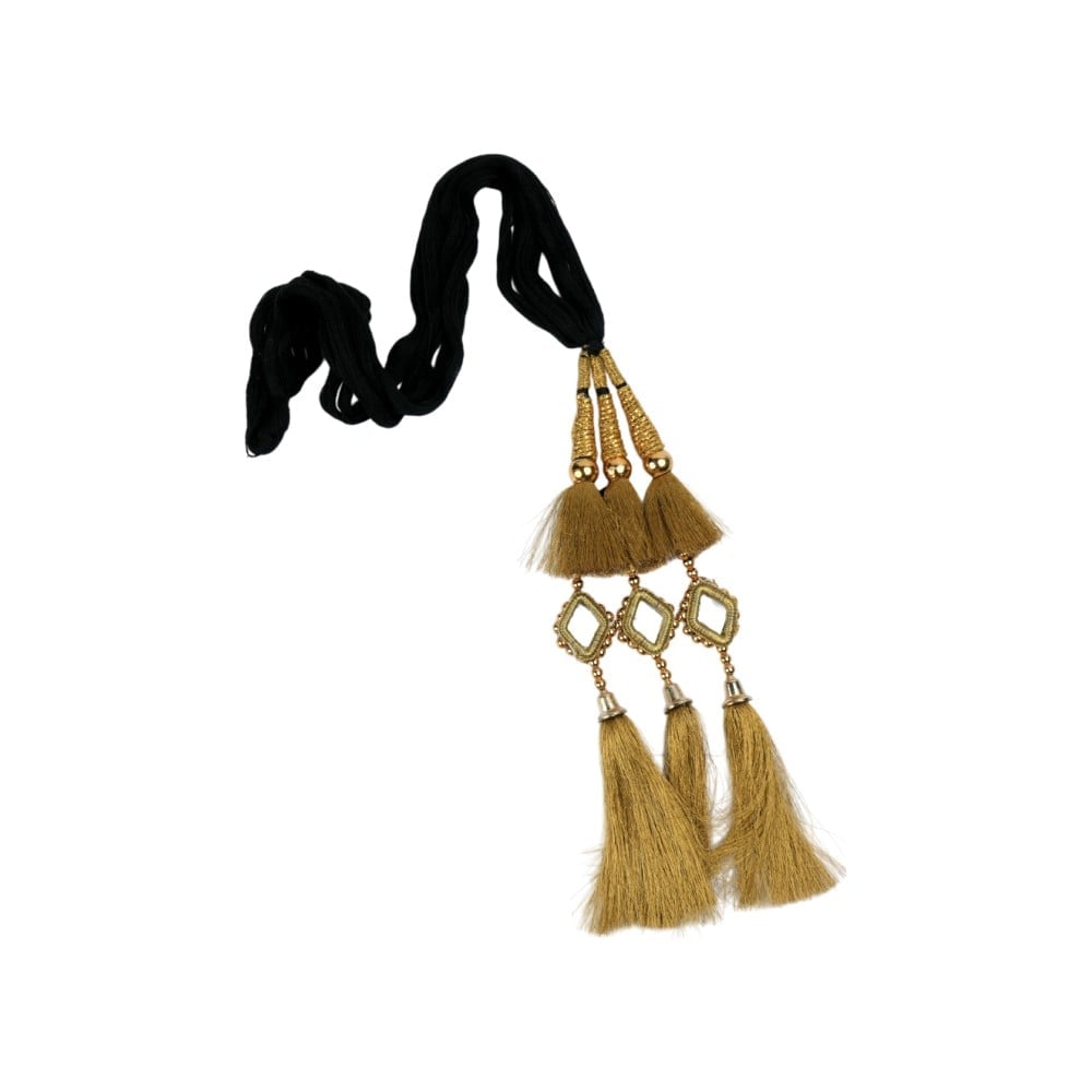 Aarunya Creations Traditional Hair Extension Paranda / Parandi (Black ...