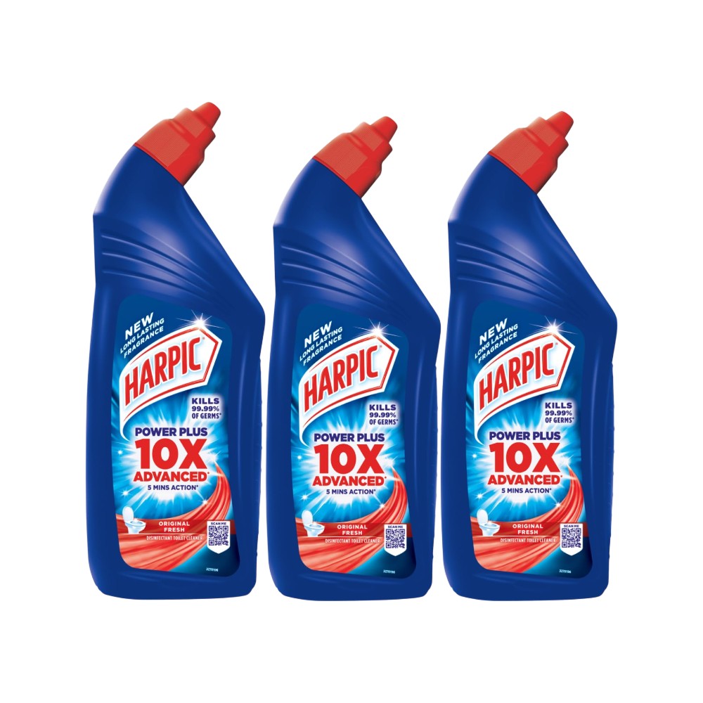 Harpic Disinfectant Liquid Toilet Cleaner - (Original) - Pack of 3 ...