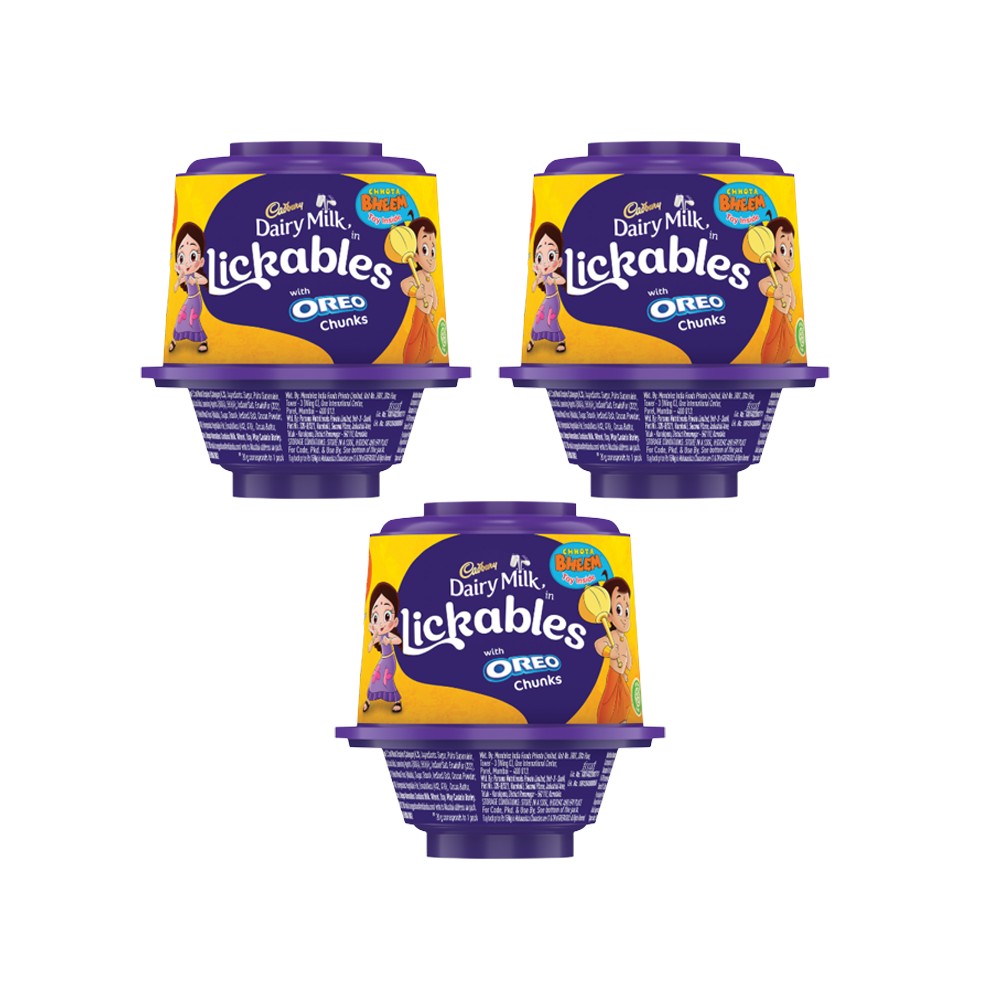 Cadbury Dairy Milk Lickables Shaped Chocolates with Oreo Chunks - Pack ...