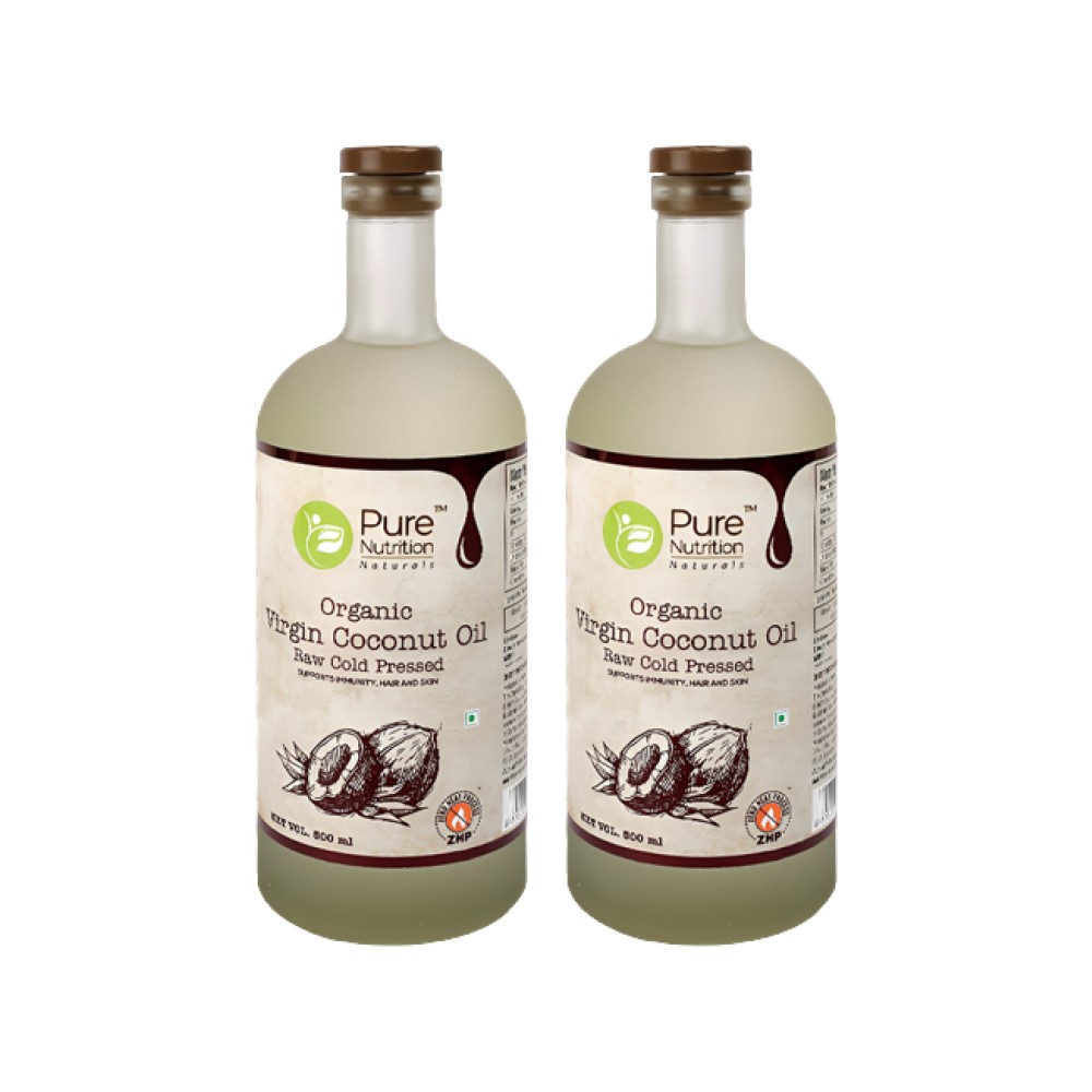 Pure Nutrition Cold Pressed Virgin Coconut Oil - Pack of 2 Price - Buy ...