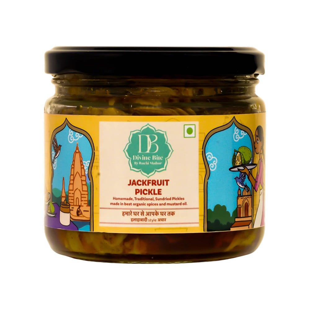 Divine Bite Homemade Jackfruit Pickle Price - Buy Online at ₹260 in India