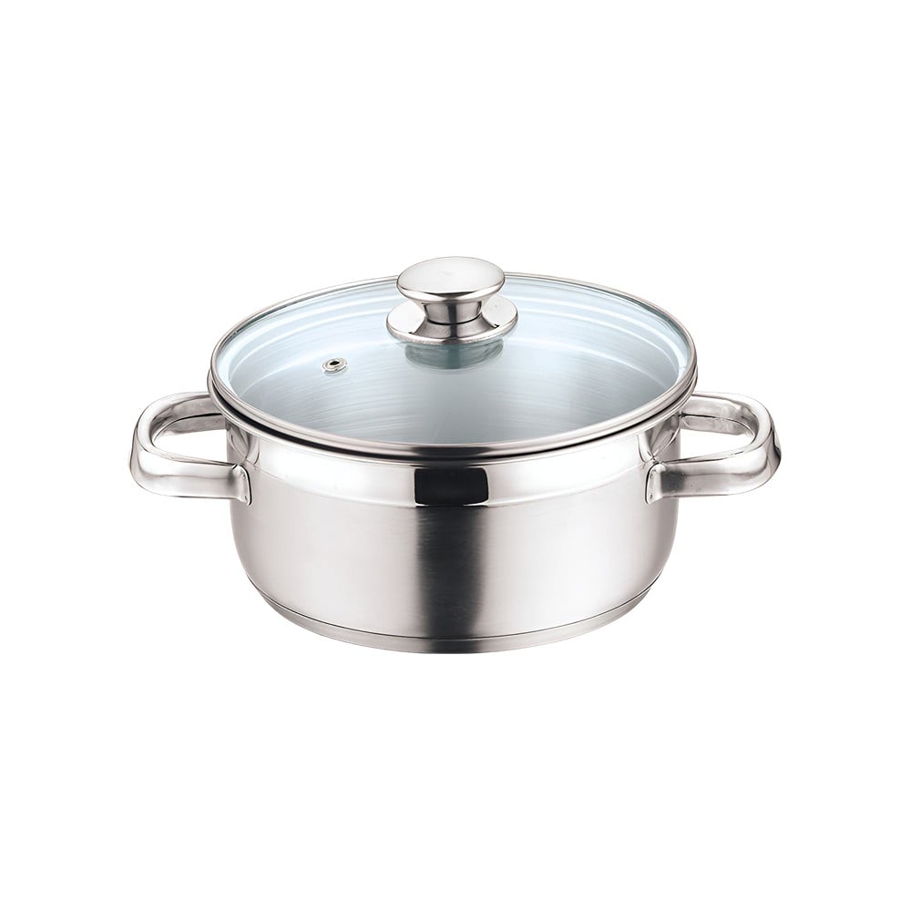 Vinod Cook & Serve Pot with Lid (Stainless Steel) Price - Buy Online at ...