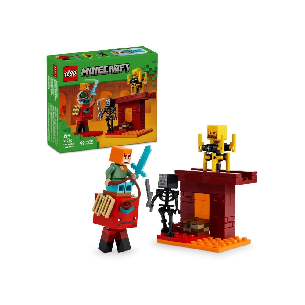 Lego Minecraft Lava Battle Building Set (21266) Price - Buy Online at ...