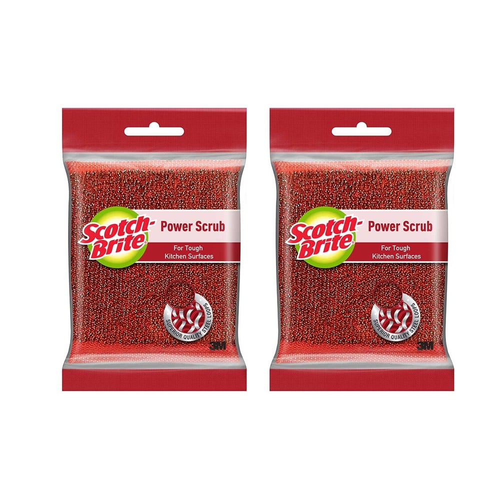 Scotch Brite Power Scrub Pad with Steel Loop - Pack of 2 Price - Buy ...