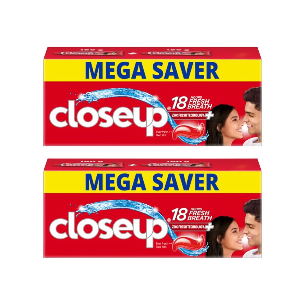 Closeup Everfresh+ Anti-Germ Red Hot Gel Toothpaste - Pack of 4 Price ...