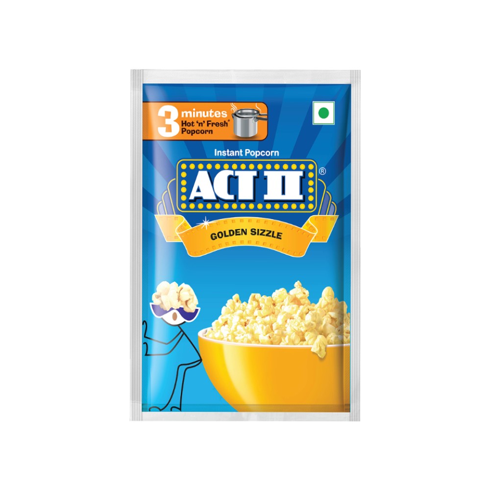 Act II Golden Sizzle Popcorn - Instant Price - Buy Online at Best Price ...