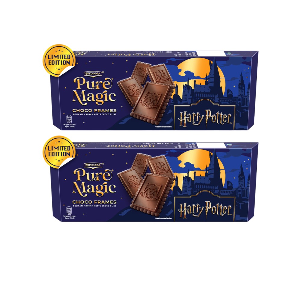 Britannia Pure Magic Choco Frames Harry Potter Biscuit - Pack of 2 ...