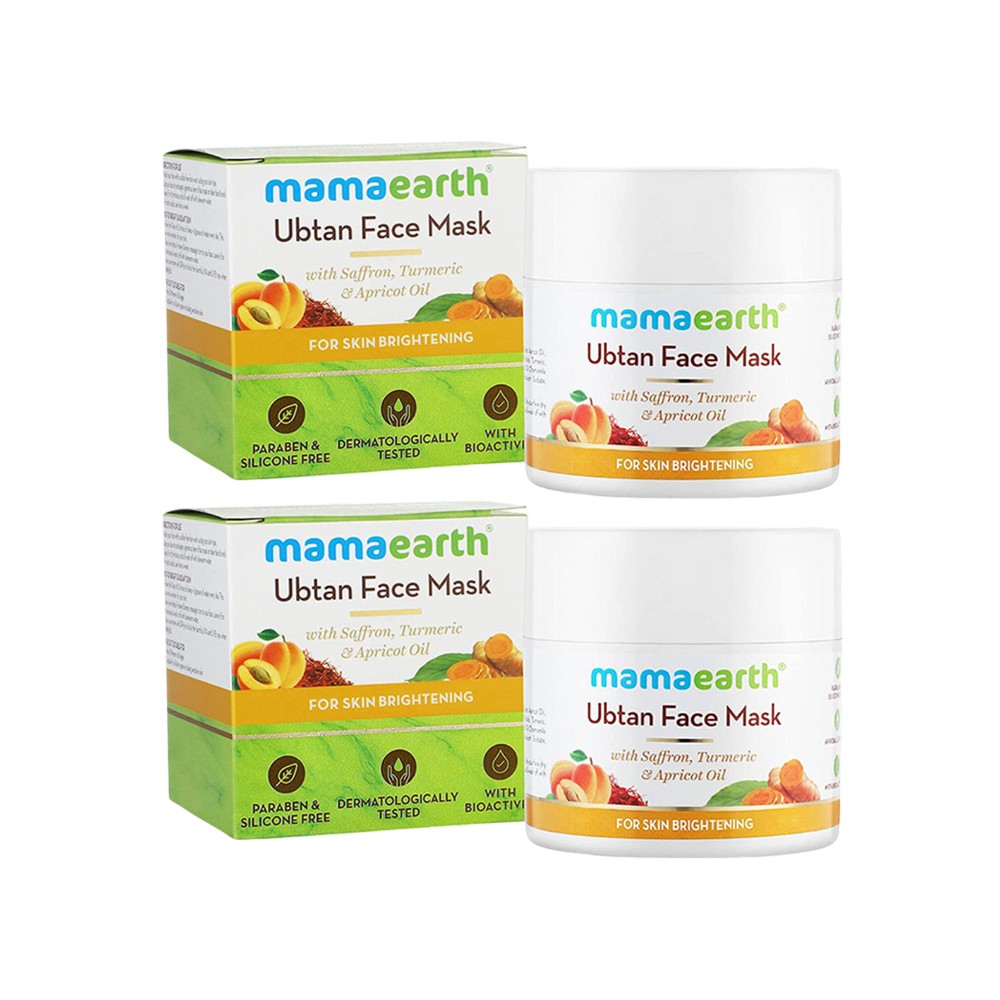 Mamaearth Ubtan Face Mask - Pack of 2 Price - Buy Online at Best Price ...