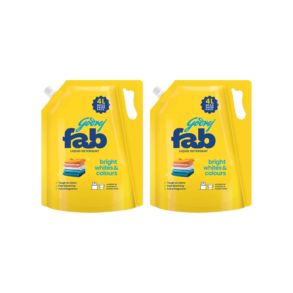 Godrej Fab Liquid Detergent Refill Pack of 2 Price - Buy Online at Best ...