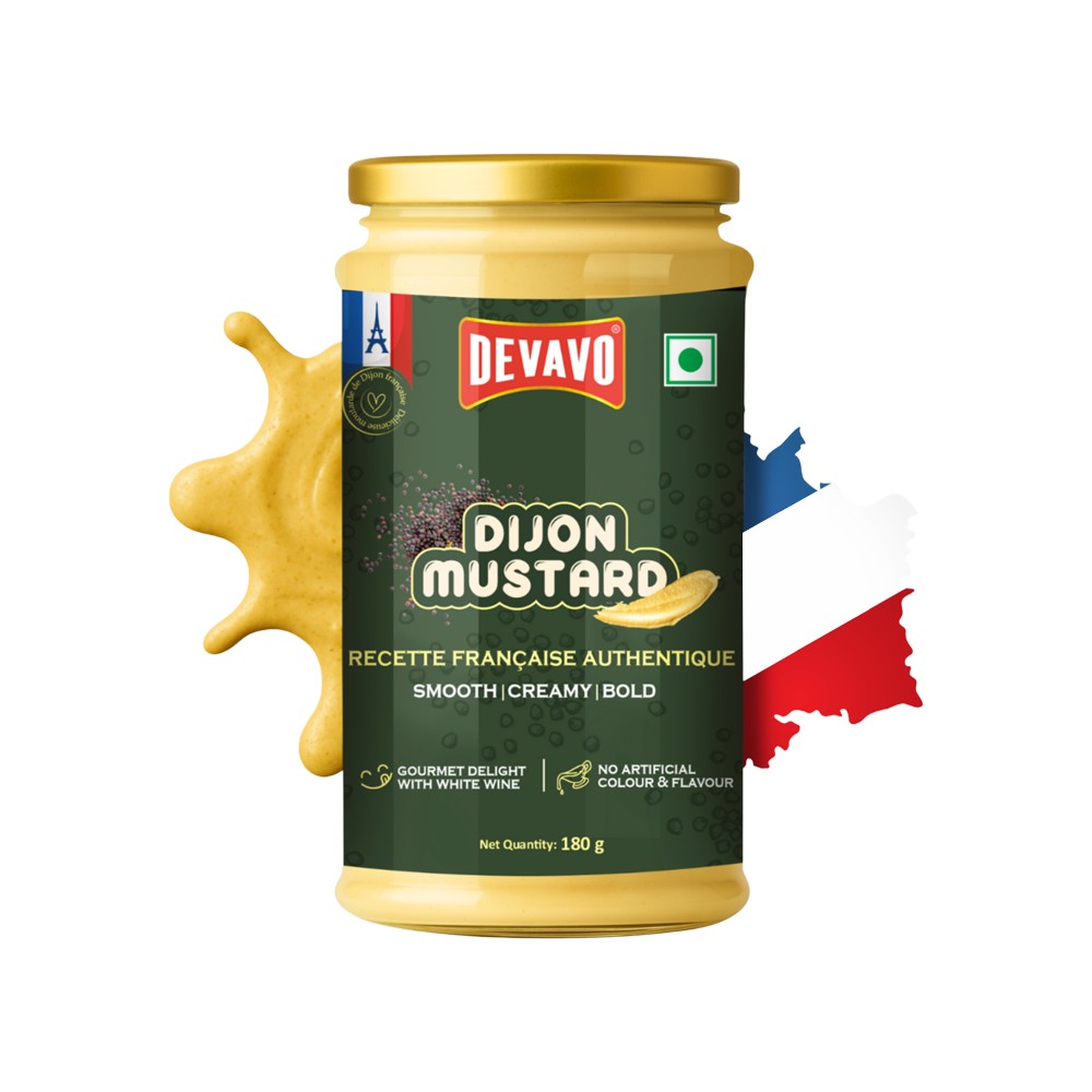 Devavo Dijon Mustard Sauce (Classic French) Price - Buy Online at Best ...