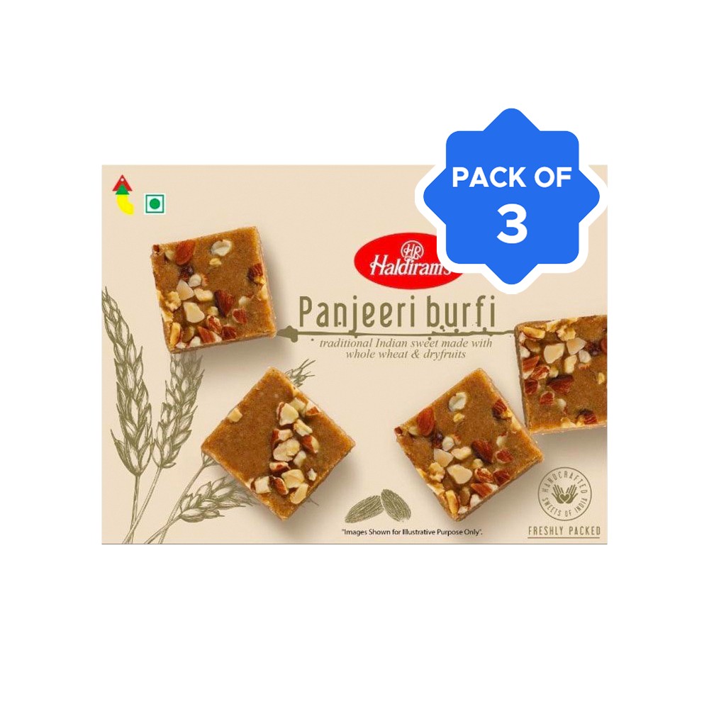 Panjeeri Burfi by Haldiram's - Pack of 3 Price - Buy Online at Best ...