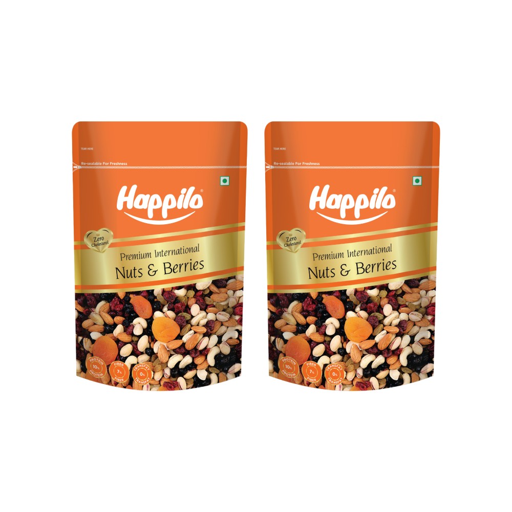 Happilo Premium Nuts & Berries - Pack of 2 Price - Buy Online at Best ...