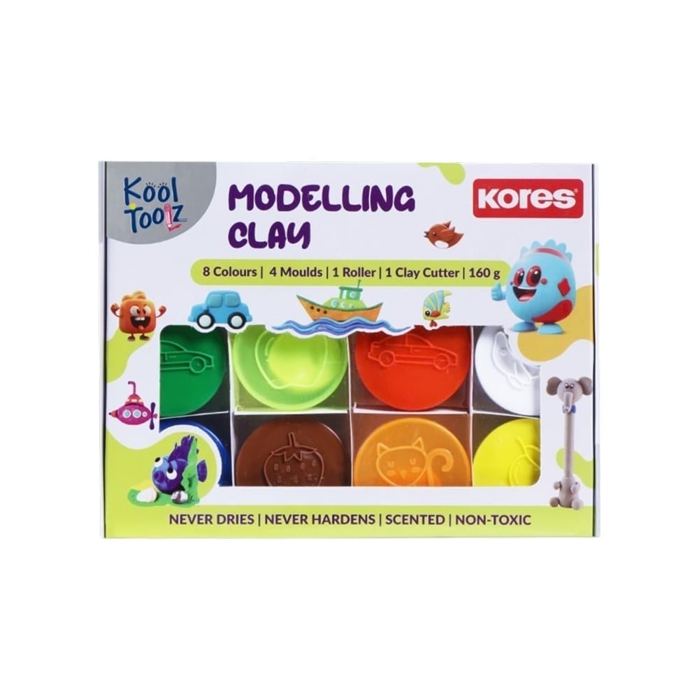 Kores Kool Toolz Modelling Clay Set (Multicolour) Price - Buy Online at ...