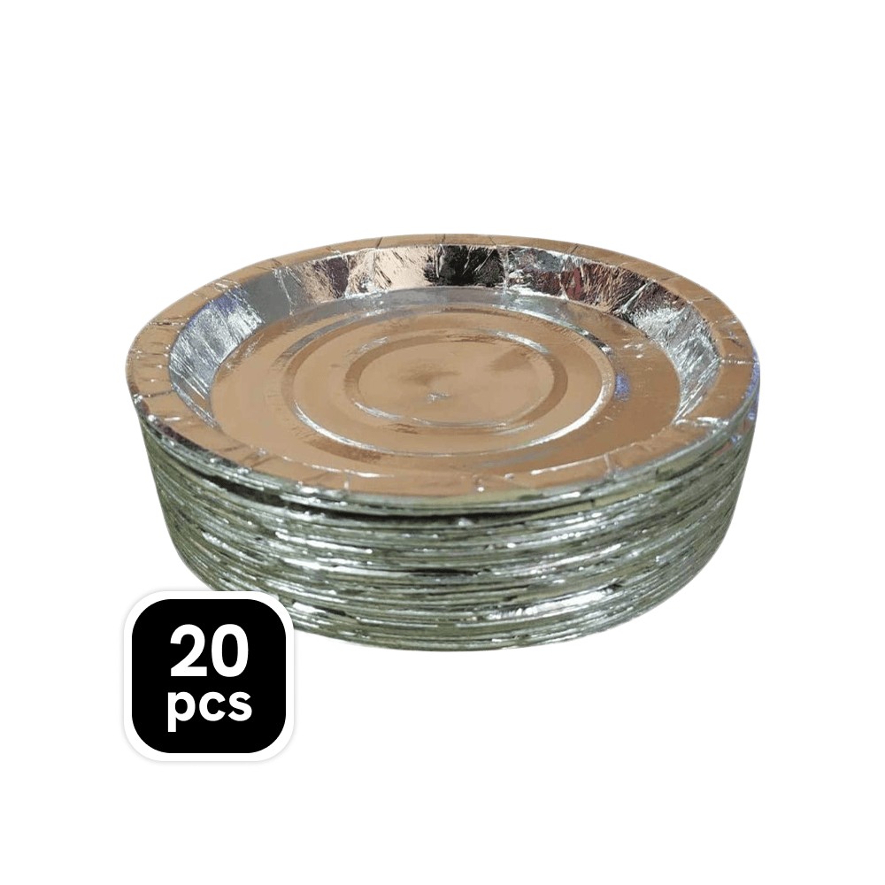 Corepac Silver Foil Disposable Plates Price - Buy Online at Best Price ...