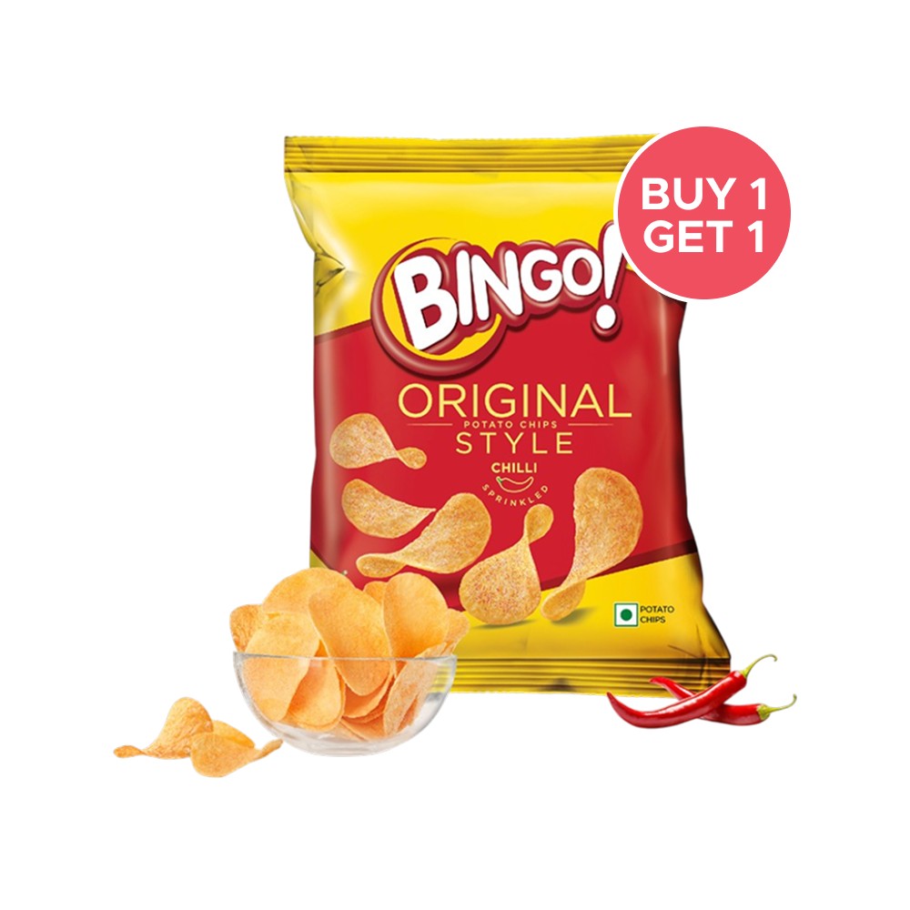 Bingo Original Style Chilli Sprinkled Potato Chips - Buy 1 Get 1 Free ...