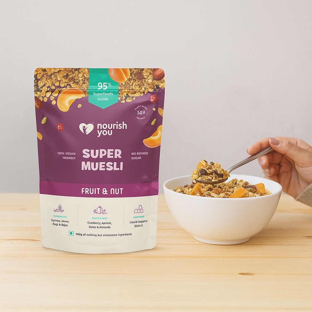 Nourish You Super Muesli Price - Buy Online at ₹251 in India