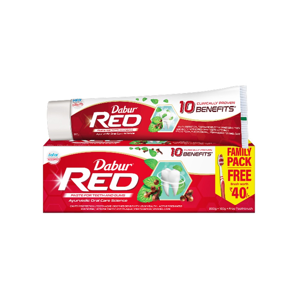 Dabur Red Herbal Toothpaste Price - Buy Online at ₹167 in India