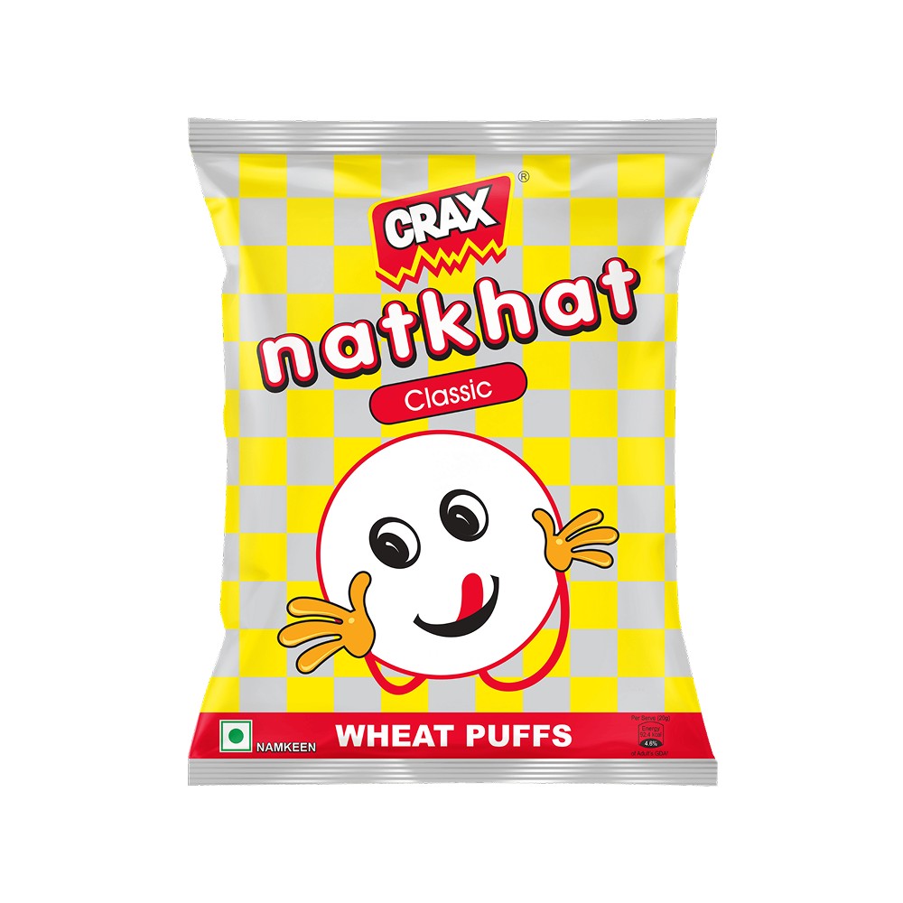 Crax Natkhat Classic Wheat Puffs Snacks Price - Buy Online at ₹37 in India