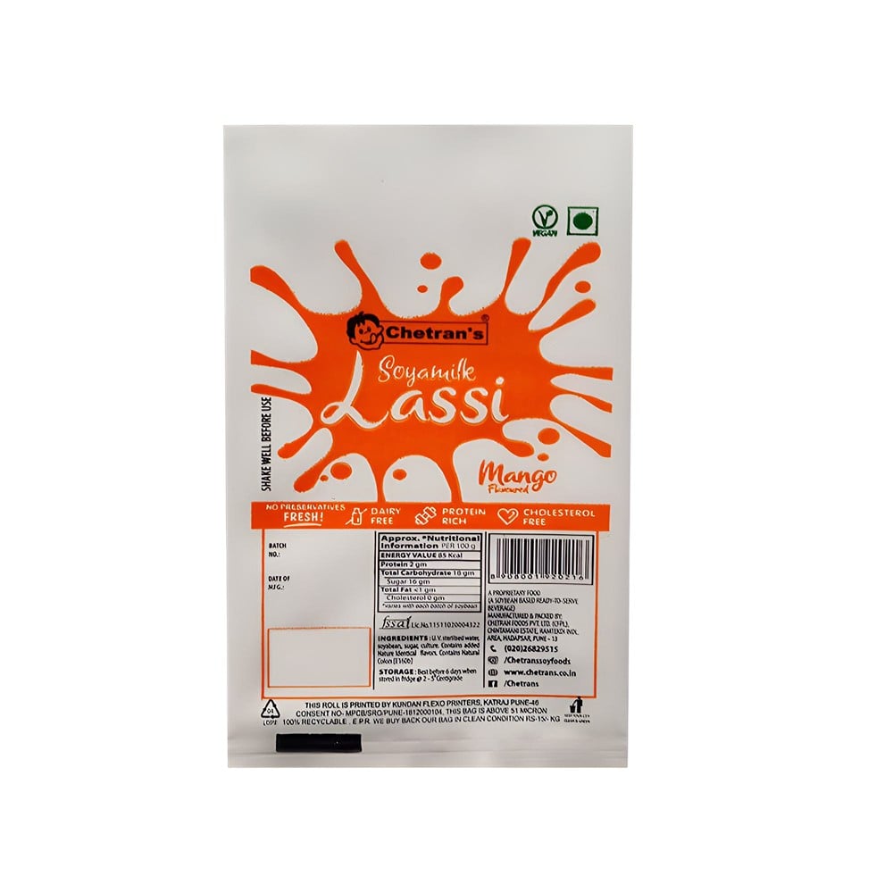 Chetran's Mango Flavoured Soy Beverage Lassi Price - Buy Online at Best ...