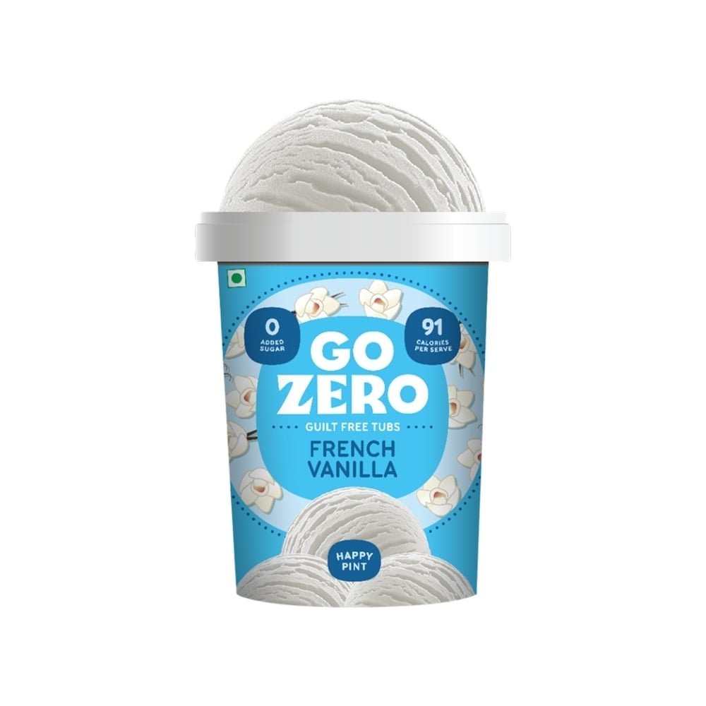 Go Zero French Vanilla Guilt Free Ice Cream Tub Price - Buy Online at ...