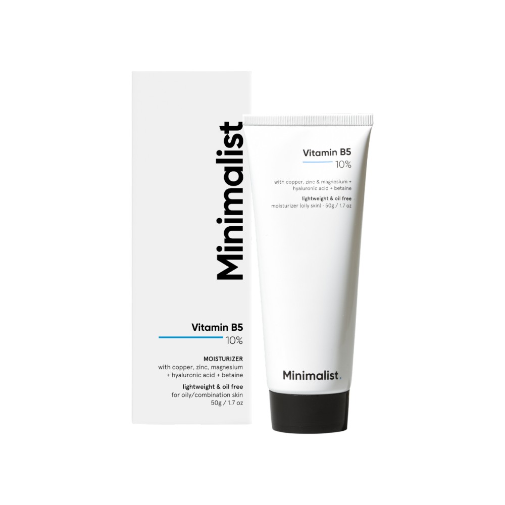 Minimalist Vitamin B5 10% Gel Moisturizer Price - Buy Online at ₹349 in ...