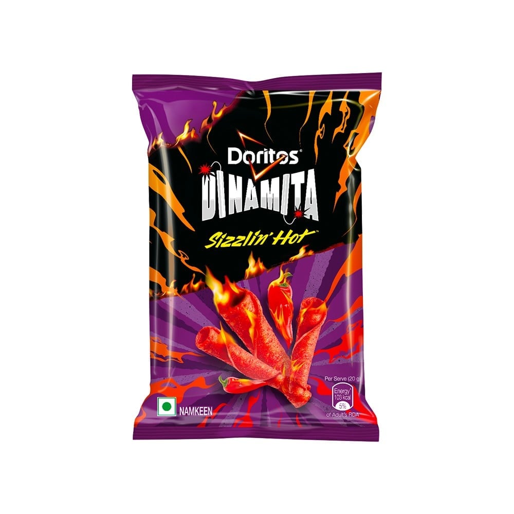 Doritos Dinamita Sizzling Hot Nachos Crips Price - Buy Online at Best ...