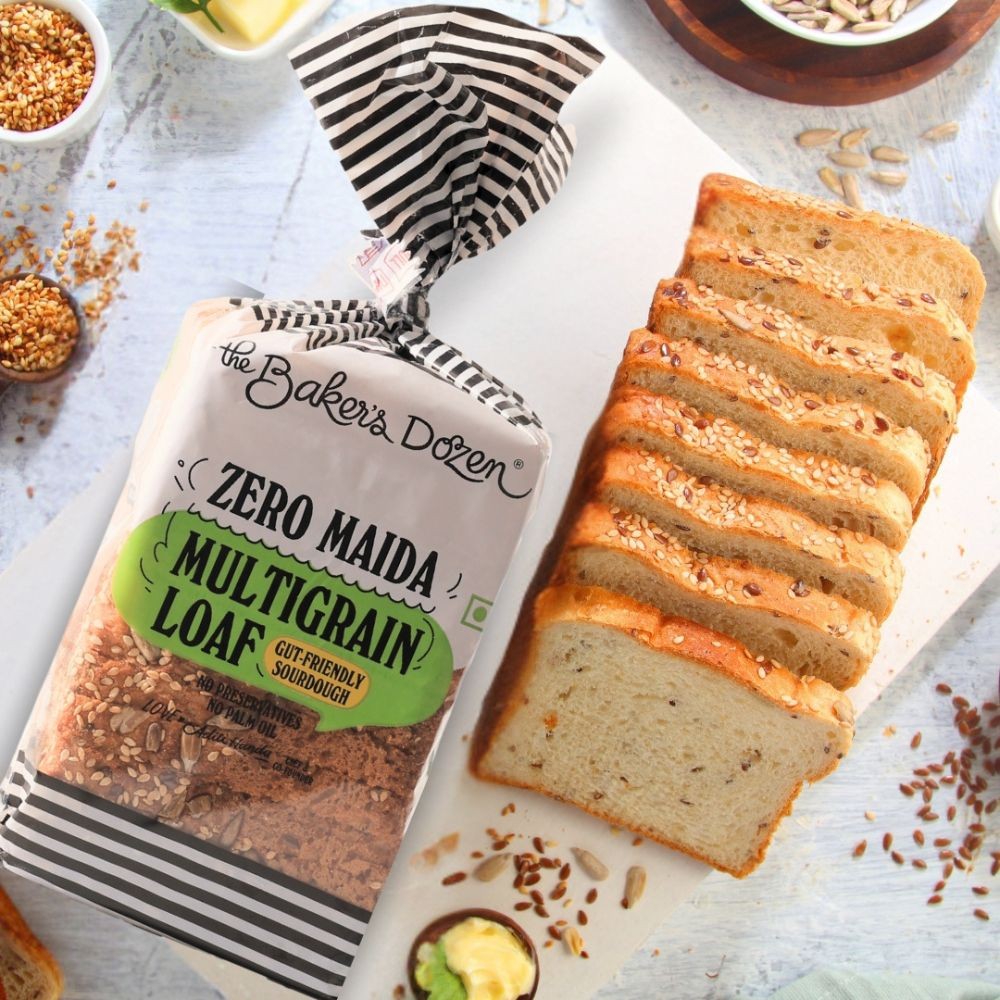 The Baker's Dozen Zero Maida Multigrain Sourdough Bread Price - Buy ...