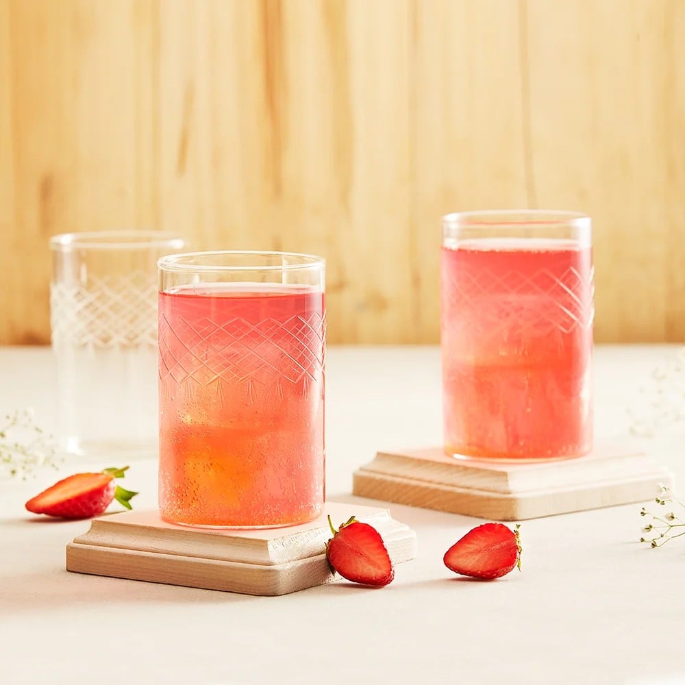 Borosil Borosilicate Drinking Glass Set (Borosilicate Glass, 350 ml ...