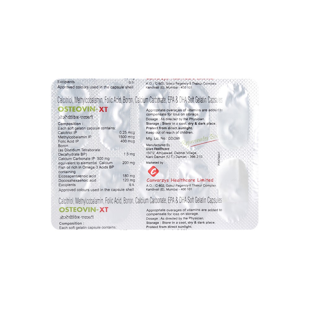 Osteovin XT Tablets Price - Buy Online at ₹245 in India