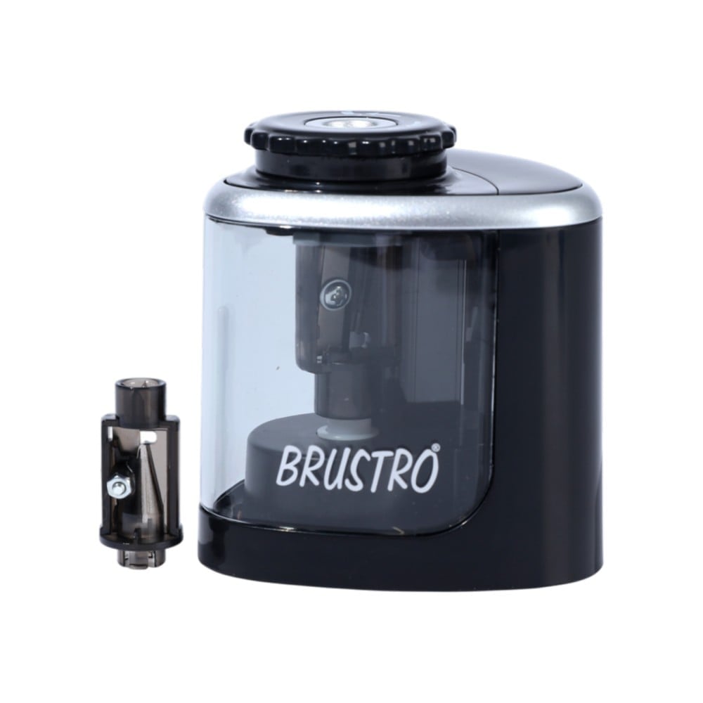 Brustro Semi-Auto Pencil Sharpener (Black) Price - Buy Online at Best ...