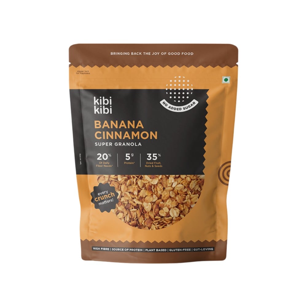 Kibi Kibi Banana Cinnamon Super Granola Price - Buy Online at Best ...