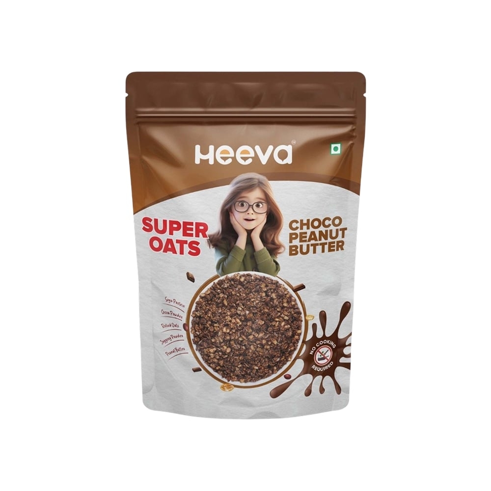 HEEVA Instant Choco Peanut Butter Super Rolled Oats Price - Buy Online ...