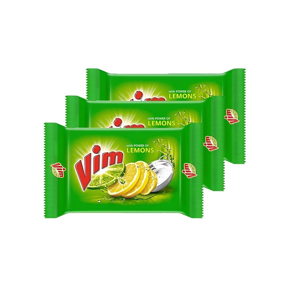 Vim Lemon Dishwash Bar (200 g) - Pack of 3 Price - Buy Online at Best ...