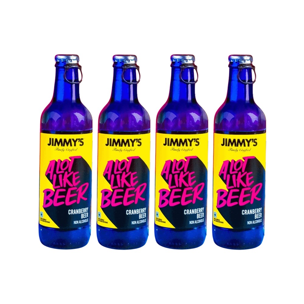 Jimmy's Cranberry Non-Alcoholic Beer - Pack of 4 Price - Buy Online at ...