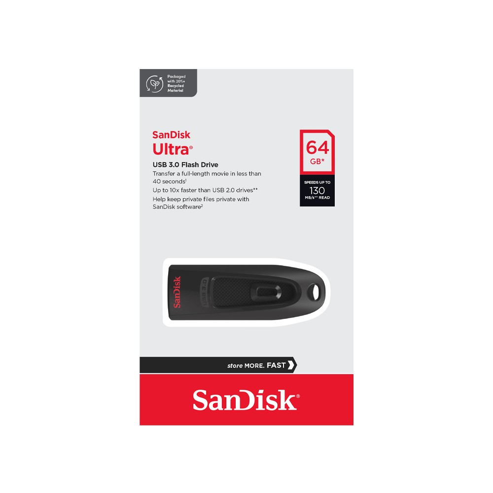 SanDisk Ultra 64 GB 3.0 USB Pen Drive (Black) Price - Buy Online at ...