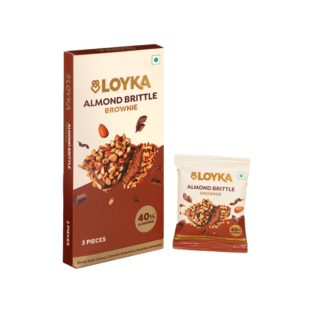 Loyka Almond Brittle Brownie Milk Chocolate Pack Price - Buy Online at ...