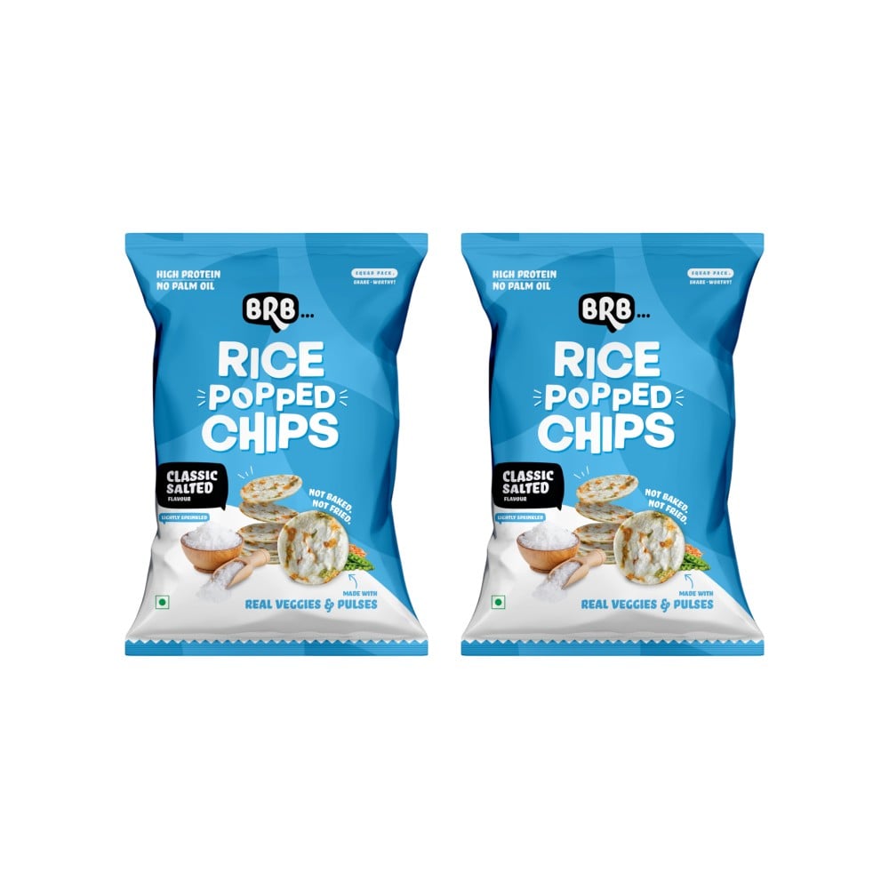 BRB Classic Salted Rice Popped Chips - Pack of 2 Price - Buy Online at ...