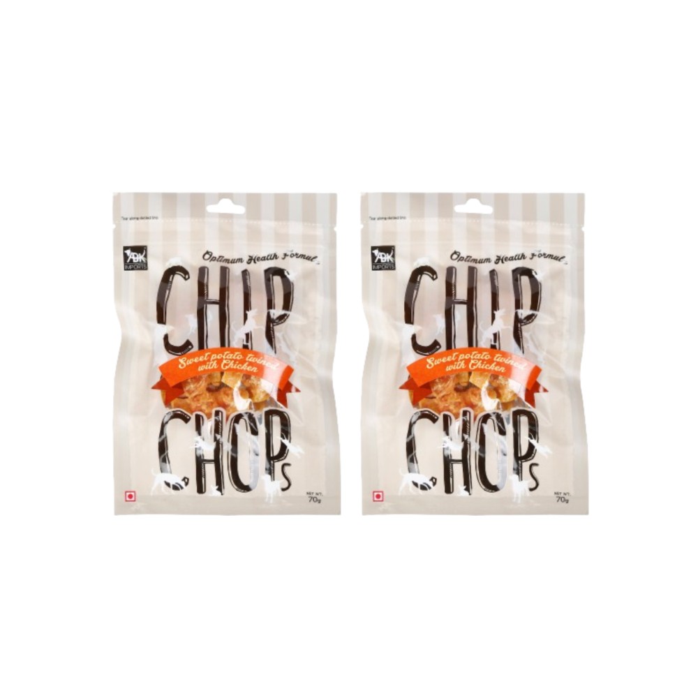 Chip Chops Dog Treat (Sweet Potato Twined with Chicken) - Pack of 2 ...